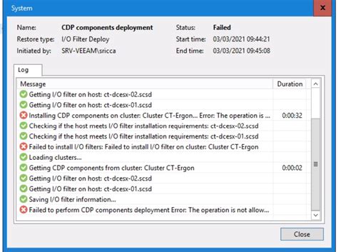 veeam v11 continuous data protection cdp configuration veeam community resource hub