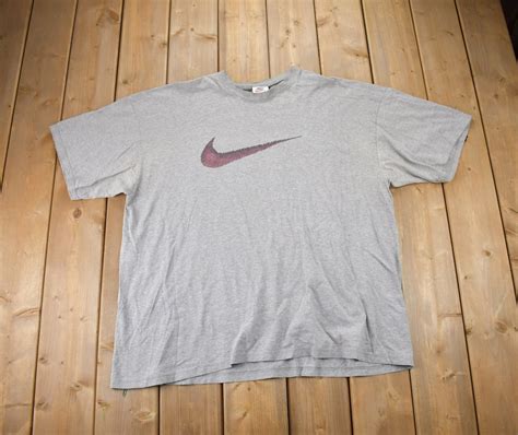 Vintage 1990s Nike Big Swoosh T Shirt 90s Nike Vintage Streetwear