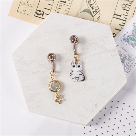 【lacat】要放飯飯了嗎 無痛耳夾 灰小虎 哇市集