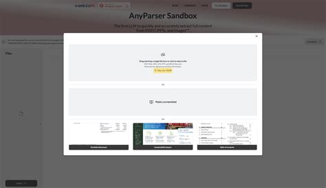 cambioml anyparser api the first llm for document parsing with