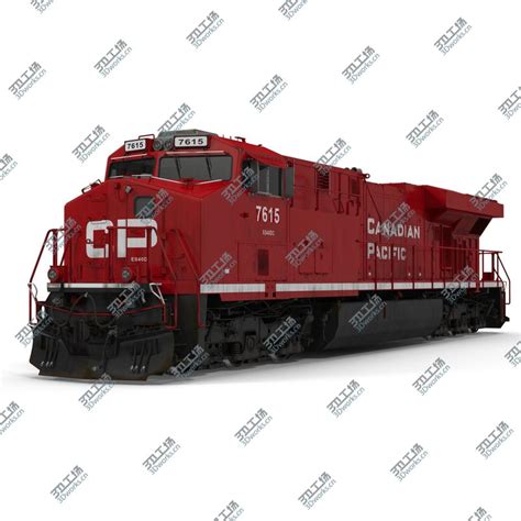 Locomotive Es40dc Canadian Pacific 3d打印模型下载 3d工场 3dworks Cn
