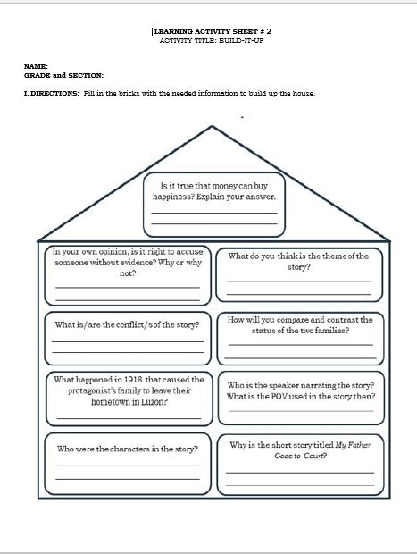 LEARWING ACTIVITY SHEET 2 ACTIVITY TITLE StudyX