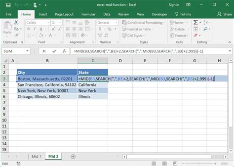 Using Excels Mid Function Deskbright