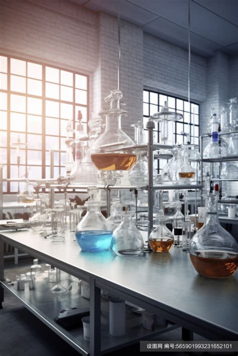 摆放的仪器科学化学实验室内场景摄影图png下载 编号565901993231652101 设图网