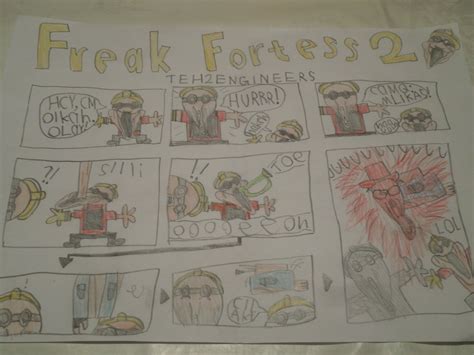 Freak Fortress 2 Shellnut Paper Comic 001 Teh2engineers By Dubbelbass