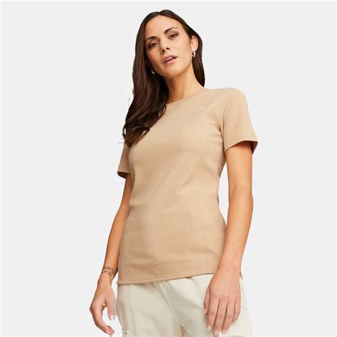 Puma Her Slim Womens T Shirt Beige 674063 89