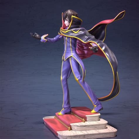 Lelouch Code Geass 3d Model By Tan Wan Lin Breda