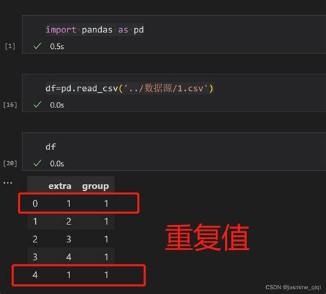 df drop duplicates 删除提取重复记录 df删除重复值 csdn博客