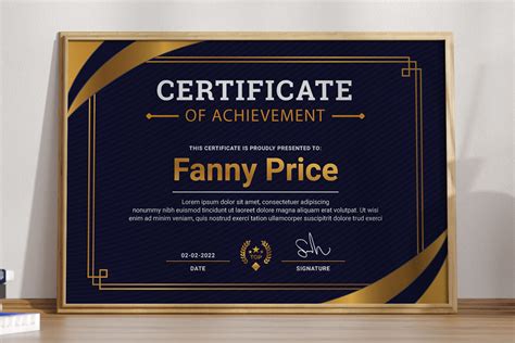 New Certificate Template Design Graphic By Mightydesign · Creative Fabrica
