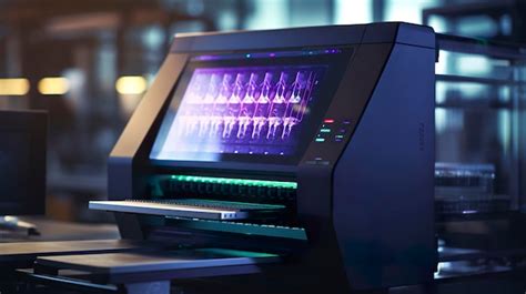 A Photo Of A Dna Sequencing Machine Premium Ai Generated Image