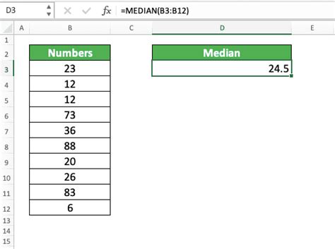 How To Use The MEDIAN Formula In Excel Functions Examples And
