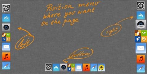 Dock Menu Html Css By Monnydesign Codecanyon