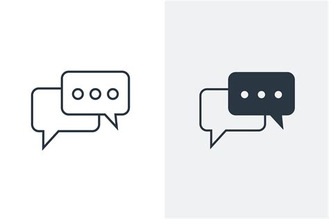Message Chat And Communication Icon Graphic By Masum Bhuiyan · Creative Fabrica