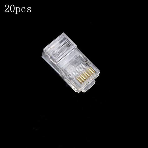 Rj45 Plug Network Ethernet Connector 8 Pins Lan Mo Vicedeal