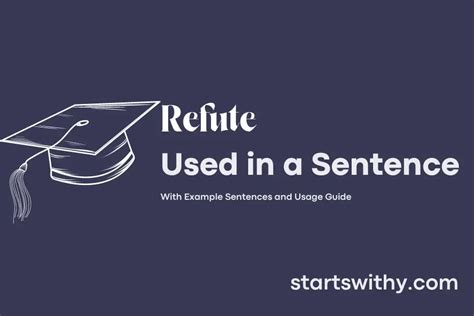 Refute In A Sentence Examples 21 Ways To Use Refute
