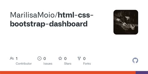 GitHub MarilisaMoio Html Css Bootstrap Dashboard