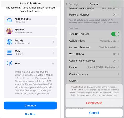 How To Delete Or Keep An Iphones Esim When Erasing It Macworld