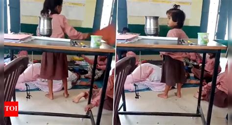 After Teachers Nap Clip Goes Viral UP Bars Classroom Videography Agra News The Times Of