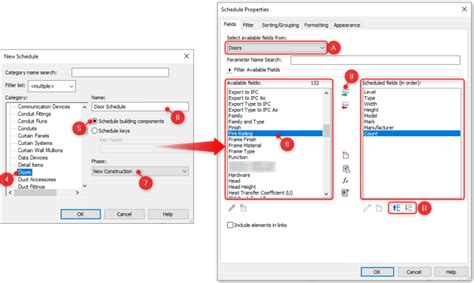 how to create revit schedules basic guide lazybim