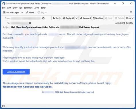 Error In Your Imappop3 Mails Server Scam Removal And Recovery Steps