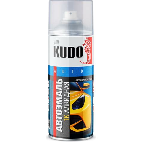 Автомобильная ремонтная эмаль KUDO "Сливочно-белый 295" 520 мл 4064 ...