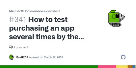 How To Test Purchasing An App Several Times By The Same User · Issue
