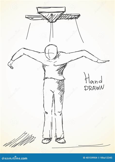 String Puppet Drawing