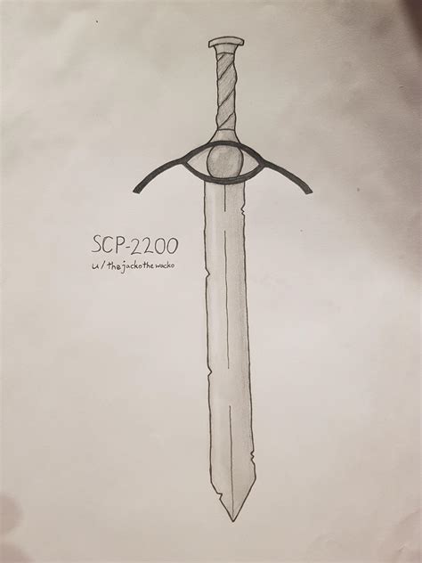 Heres A More Dedicated Sketch Of Scp 2200 I Did Based Off Of Scp