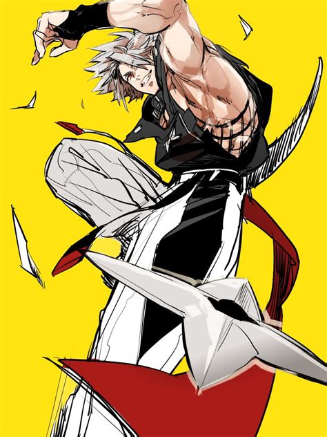 Ag Ss Chipp Zanuff Guilty Gear Commentary Request Babe Black Gloves Black Shirt