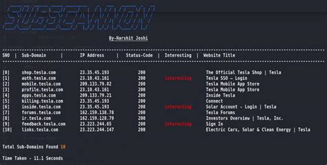 Subscannon Tool For Fastest Subdomains Finder In Kali Linux GeeksforGeeks