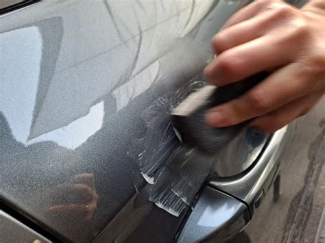 쌍용 렉스턴스포츠 칸 자동차스크래치제거 다보니컴파운드로 해결 네이버 블로그