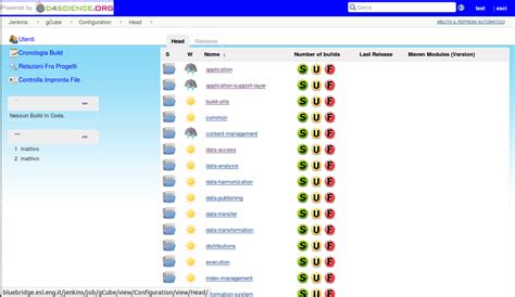 Jenkins Analysis Gcube Wiki