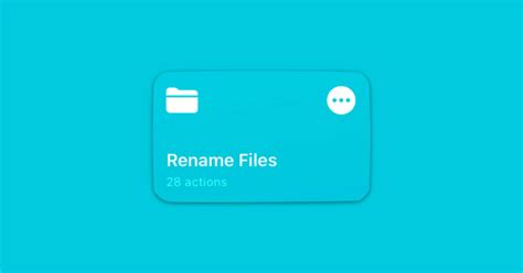 batch rename files on ios using this shortcut the mac observer