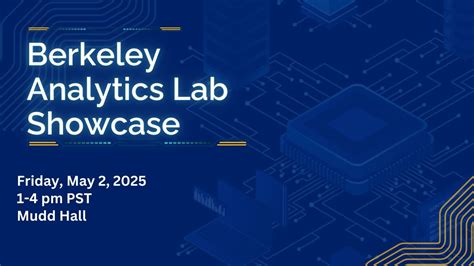 2025 Berkeley Analytics Lab Showcase Master Of Analytics