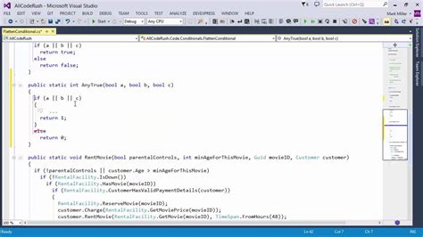devexpress coderush flatten conditional youtube