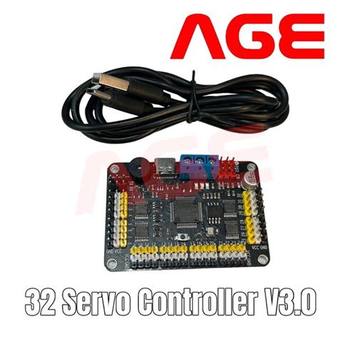 32 Channel Robot Servo Control Board V3 0 Servo Motor Controller PS 2 Wireless Control USB UART
