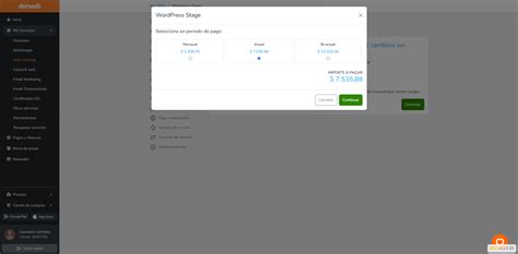 Wordpress Stage Desde Mi Cuenta Donweb Donweb