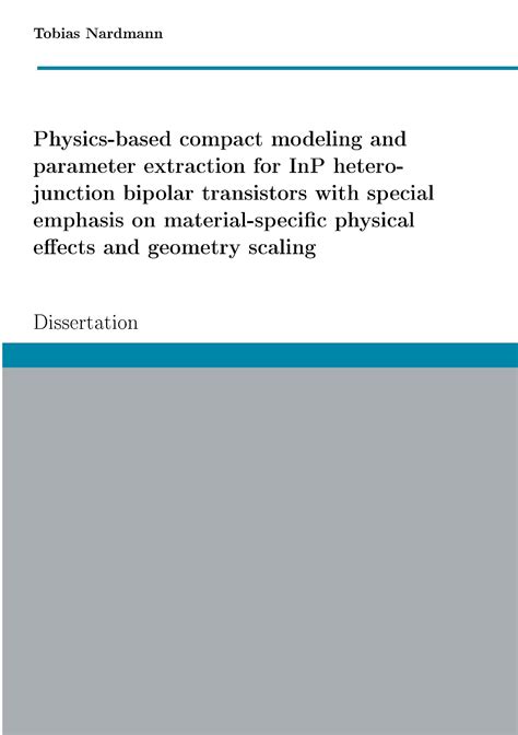Physics Based Compact Modeling And Parameter Extraction For Inp Heterojunction Bipolar