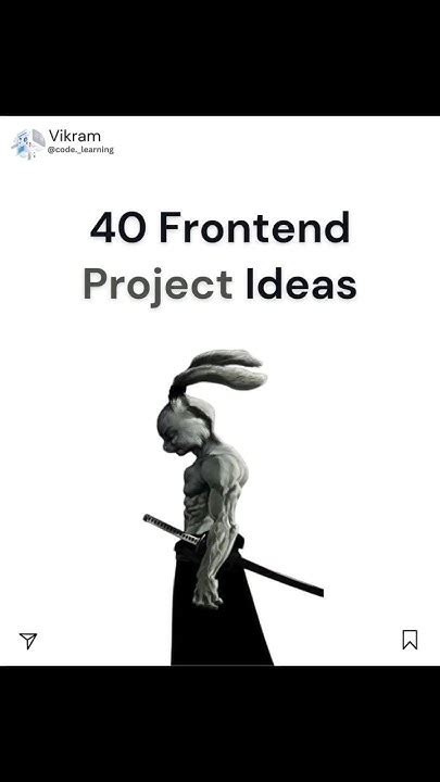 40 Amazing Fronted Project Ideas To Inspire You Feedshorts Coding Frontend Javascriptdev