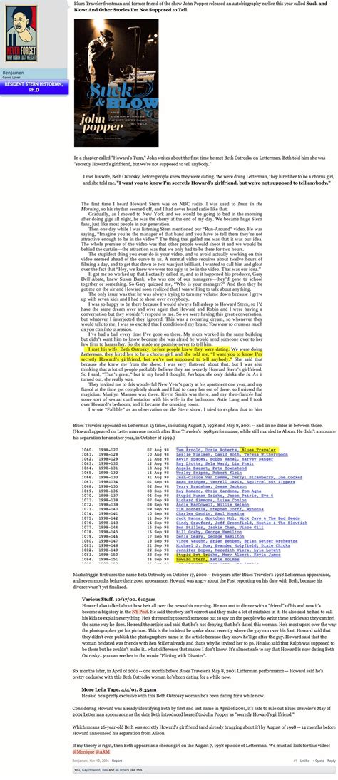 Howard And Beth Admit Were Dating In 1998 Before Howard Announced His