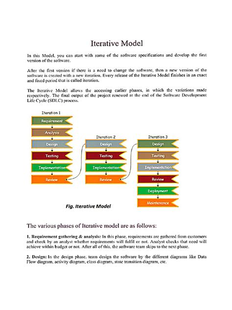 Iterative Model Pdf