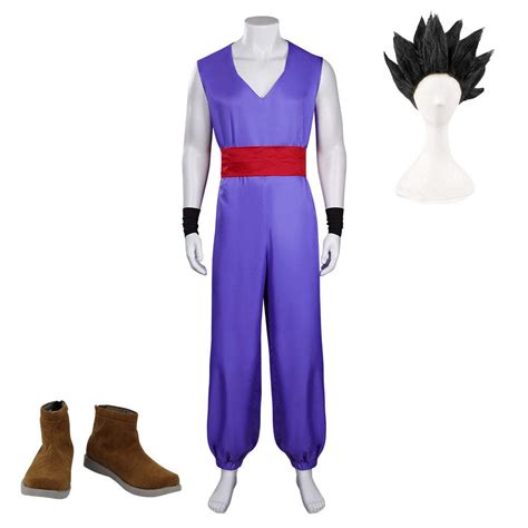 Dragon Ball Super Super Hero Son Gohan Cosplay Costume Outfits Hallo
