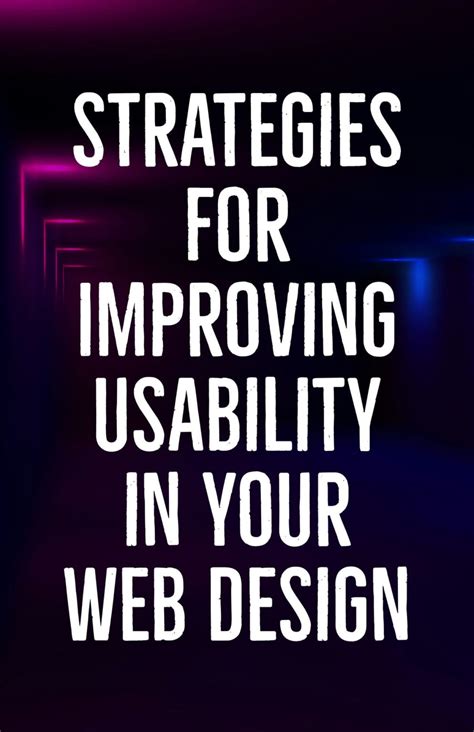 Strategies For Improving Usability In Your Web Design
