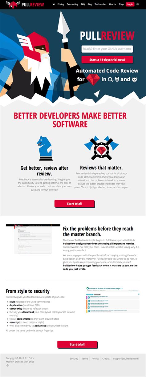 Pullreview Automated Code Review Web Application On Behance