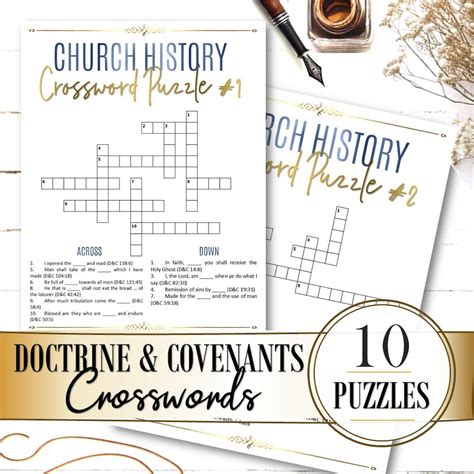 Doctrine And Covenants Dandc Church History Crossword Puzzles 10