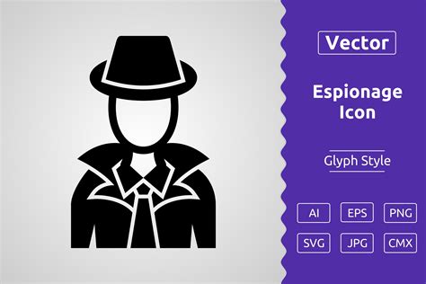 Ector Espionage Glyph Icon Graphic By Muhammad Atiq · Creative Fabrica