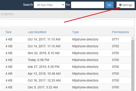 Show Hidden Dotfiles And Folders In CPanel Filemanager BaseZap