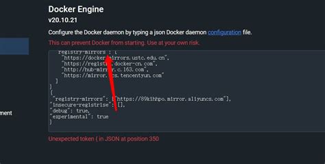 安装docker设置镜像加速时报错 组学大讲堂问答社区