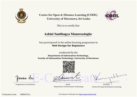 ashini manawasinghe on linkedin successfully completed the programming