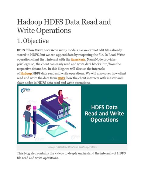 Data Flow In Hdfs Pdf